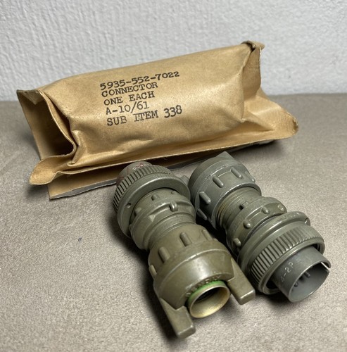 4 poliger MIL BENDIX Anschlussstecker / connector Plug, Typ 10-72614-2P ...