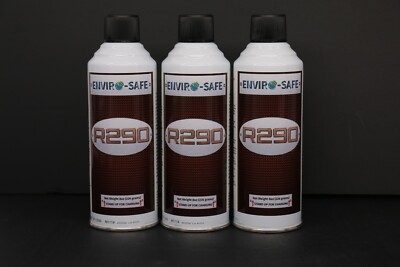 Envirosafe Upright R290 Refrigerant, 3 cans/R290 | eBay