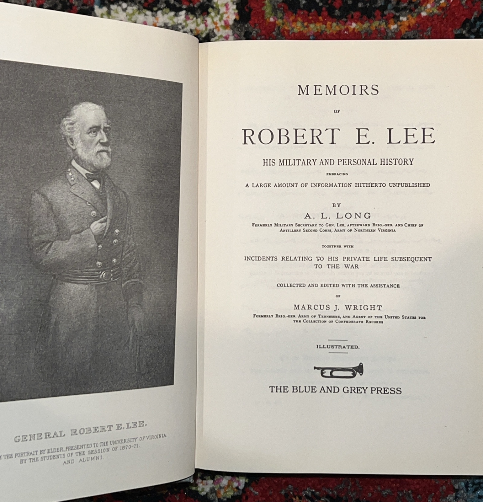 Memoirs of Robert E. Lee His Military Hardcover Dustjacket A. L. Long ...