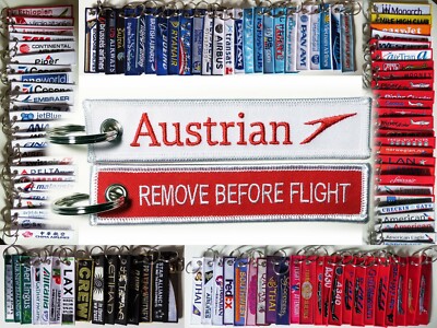 Keyring Austrian Airlines AUA / OS tag keychain Schlüsselanhänger | eBay