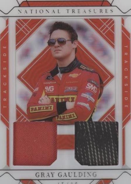 2022 Panini National Treasures - Trackside Swatches Gray Gaulding #TS ...