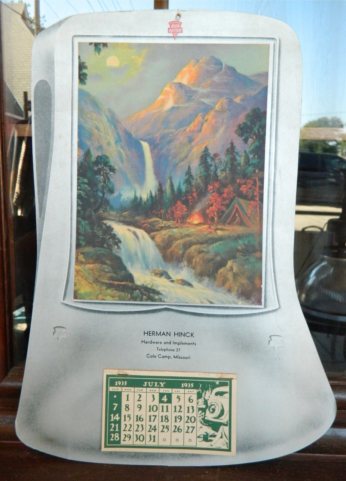 Vintage 1935 Keen Kutter Axe Herman Hinck Hardware Cole Camp, Missouri ...