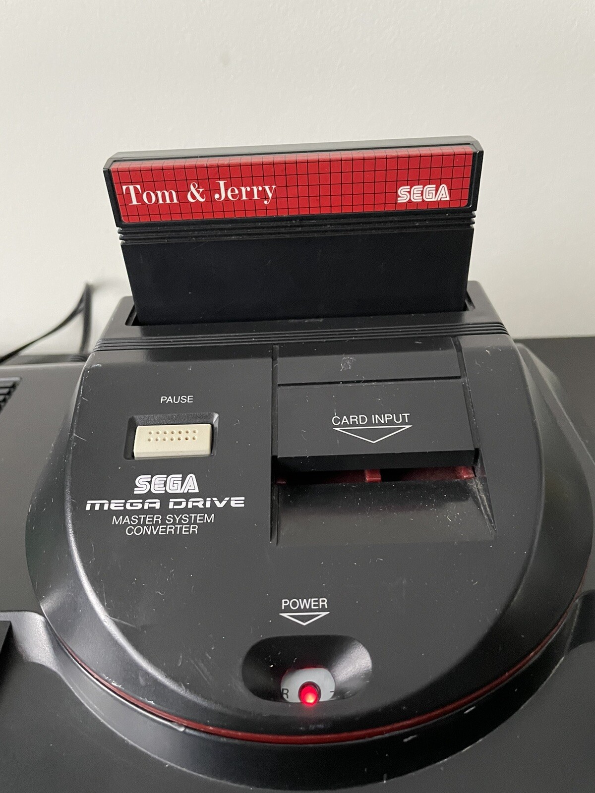 📼Sega Mega Drive - Console + Master System Converter + 1x Game *GC ...
