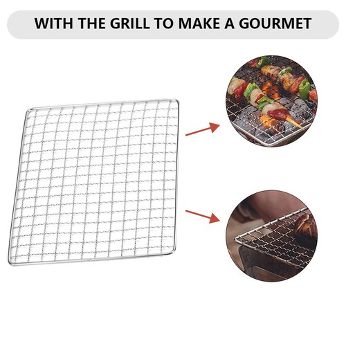Folding Barbecue Grill Net Multifunction BBQ Grill Rack Net for BBQ ...