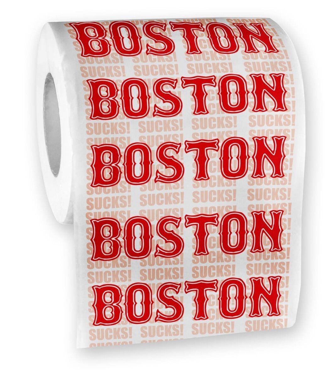 Boston Sucks Toilet Paper Roll - Yankees Red Sox Fans - party gag gift ...