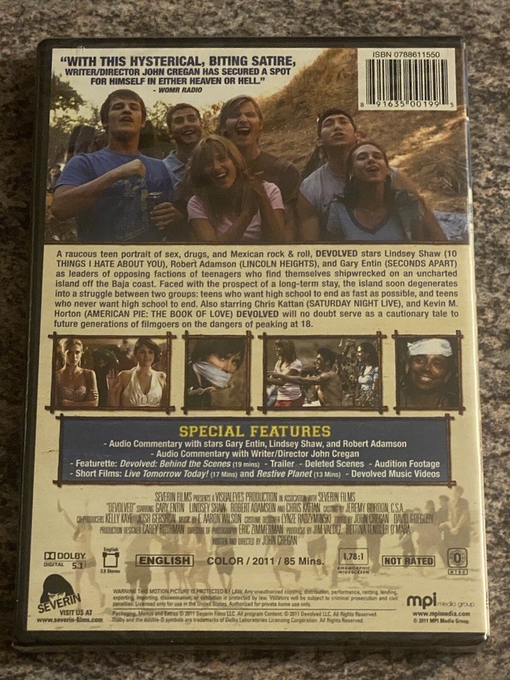 Devolved (DVD, Severin, Unrated Version) BRAND NEW / FACTORY SEALED ...