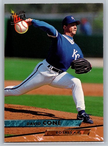 David Cone 1993 Ultra BASEBALL #558 Kansas City Royals | eBay