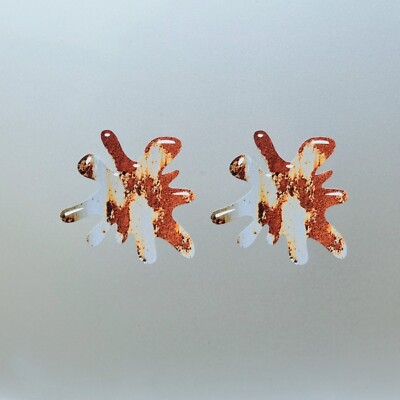 2x Rusty Rusted Metal Effect Splat Vinyl Sticker Decal For Car Van ...