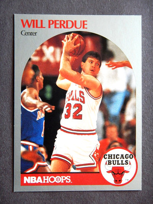 Will Perdue #68 NBA Hoops 1990 Basketball Card (Chicago Bulls) | eBay