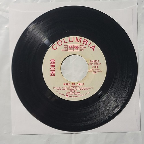 Obscure Chicago ~ Make Me Smile/ Same ~ Columbia Promo 45 RPM Record | eBay