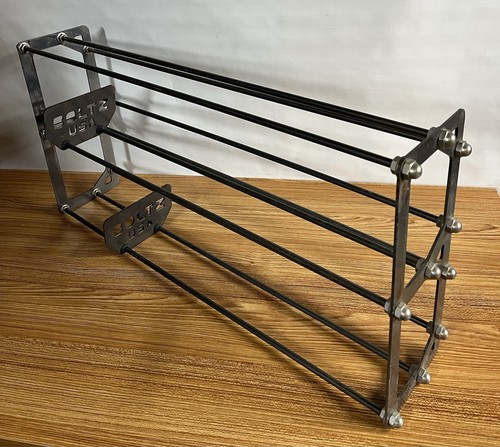 BOLTZ 100+ CD Music Rack Wall Free Standing Holder Media Storage Steel ...