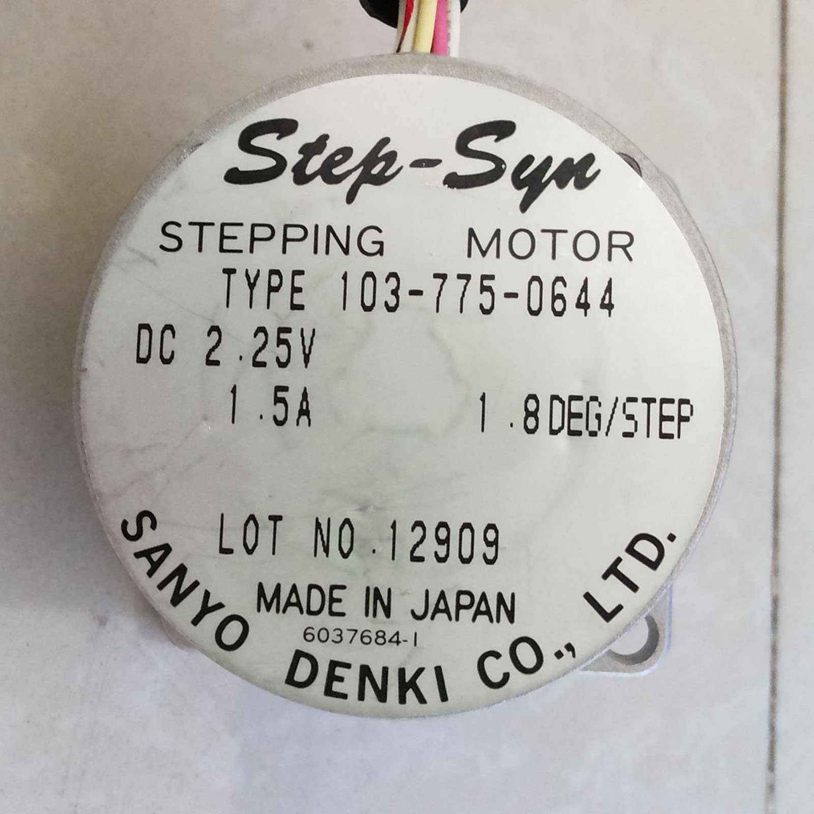 Used 1PC For Sanyo 103-775-0644 Stepper Motors Free Shipping | eBay
