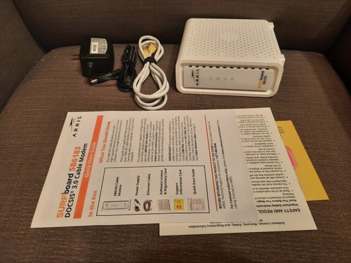 ARRIS SB6183 SURF Board 16 x 4 686 Mbps DOCSIS Speed 3.0 Cable Modem ...
