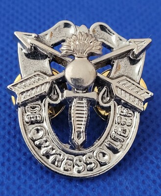 Special Forces Ordnance EOD BOMB Crest DI CUSTOM Pin Uniform US Army SF ...