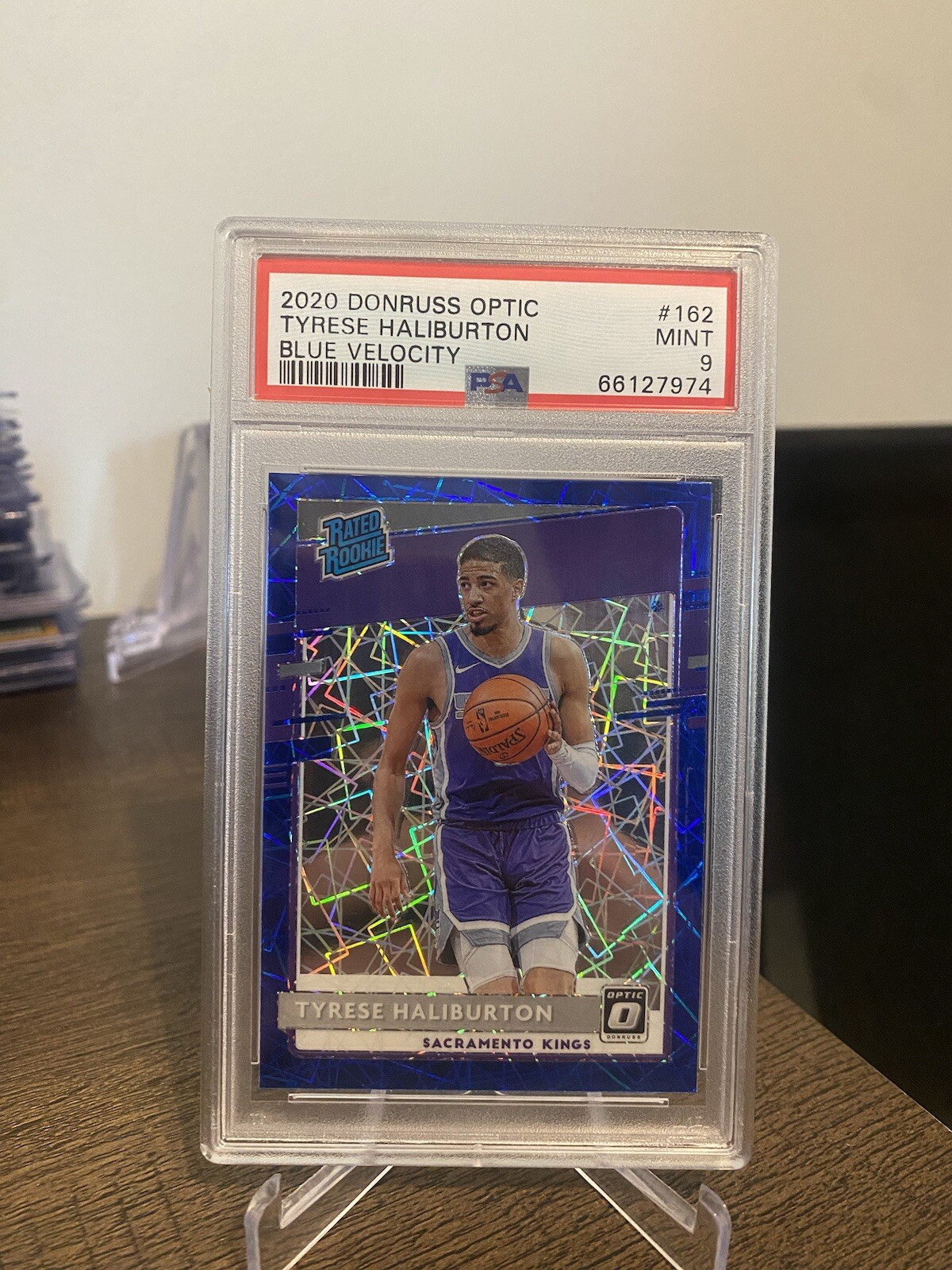 2020-21 Panini Donruss Optic - Rated Rookie Tyrese Haliburton #162 Blue ...