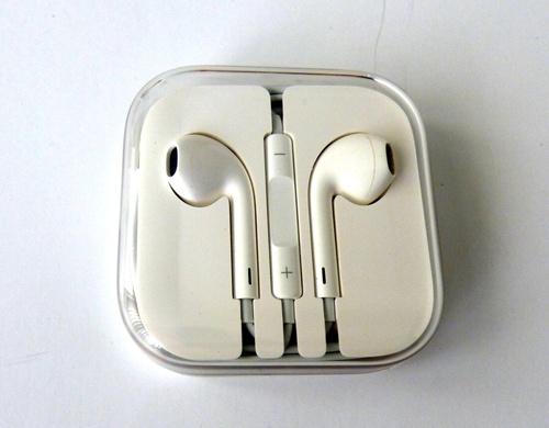 Genuine Apple Wire iPhone Earphones With Mic 3.5mm Jack Iphones 3-5 New ...