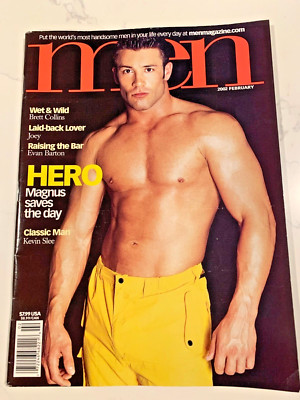 Advocate MEN Magazine Feb 2002 Coverman Magnus Beefcake | eBay