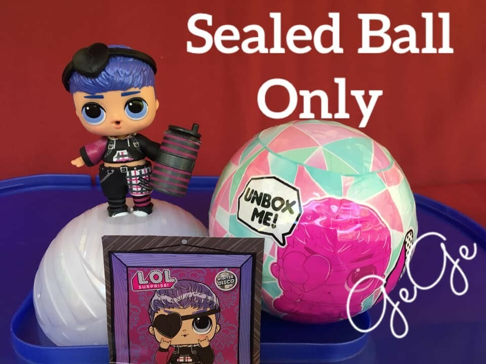 NEW LOL Surprise Sealed BALL With Midnight Kid Boy Doll Inside Winter ...