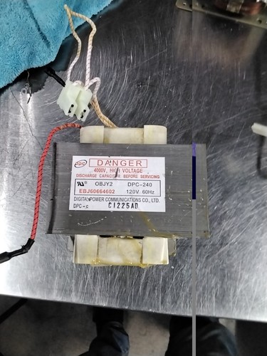 USED TRANSFORMER FOR LG MICROWAVE PT EBJ606654602 | eBay