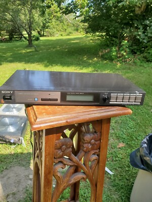 VTG Sony ST-JX220 Vintage AM/FM Stereo Tuner Green LCD Screen Tested ...