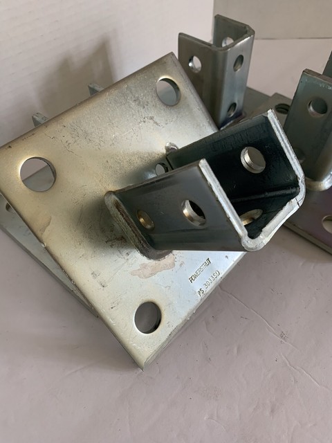 Power-strut PS 3033 Post Base Ps3033eg - 4 Hole Bottom Plate Galvanized ...