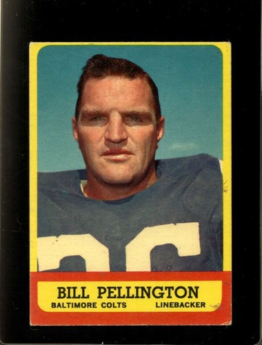1963 TOPPS #10 BILL PELLINGTON VG+ (WAX) COLTS *XR21397 | eBay