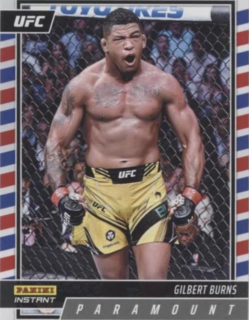 2022 Panini Instant UFC Paramount - Gilbert Burns #P18 /700 for sale ...