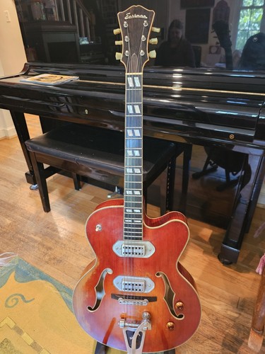 Eastman T58/V Archtop, Antique Varnish, Cutaway, TV Jones, Bigsby 2018 ...