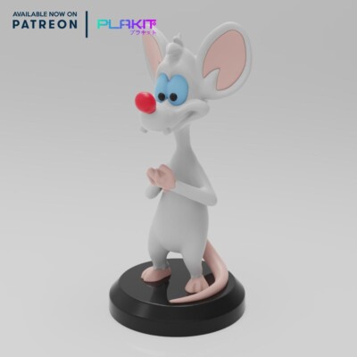 UNPAINTED Animaniacs Pinky & the Brain Looney Tunes 3d Printed Model ...