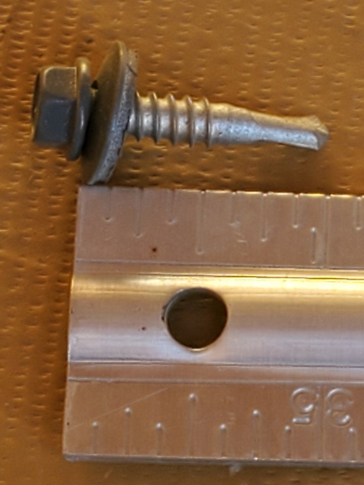 Pole barn screws, SFS Intec 12-14 X 1" Charcoal Self Tapping Screw, Bag ...