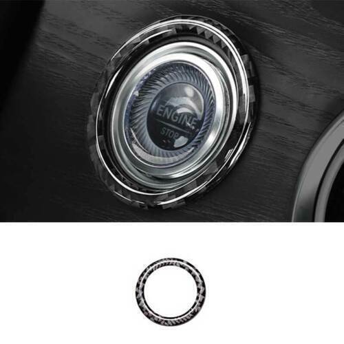 For Benz E~Class 2016~21 Real Carbon Fiber Engine Start Stop Ignition ...
