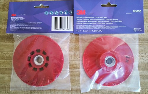3M 88655 Hard Red Disc Backup Pad 4 1/2 In Diameter for sale online | eBay
