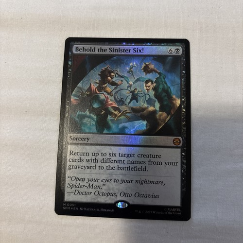 Behold The Sinister Six! Spider-Man Magic The Gathering MTG | eBay