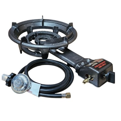 2 Ring Gas Stove Burner Wok with Hose and Regulator Australian Gas ...