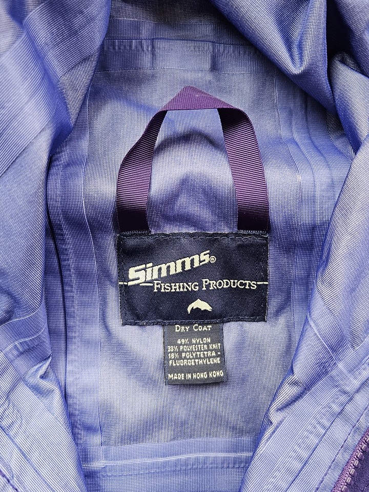 Vintage Simms Gore Tex Jacket Dry Coat Fishing Wading Waterproof Rain ...