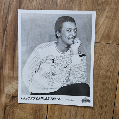 Vintage 1982 Press Photo R & B Music Artist Richard (Dimples) Fields ...