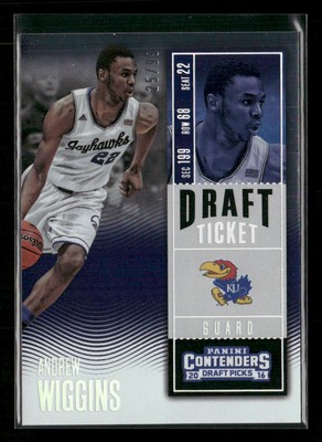 2016 Panini Contenders Draft Picks #5 Andrew Wiggins Draft Ticket #/99 | eBay