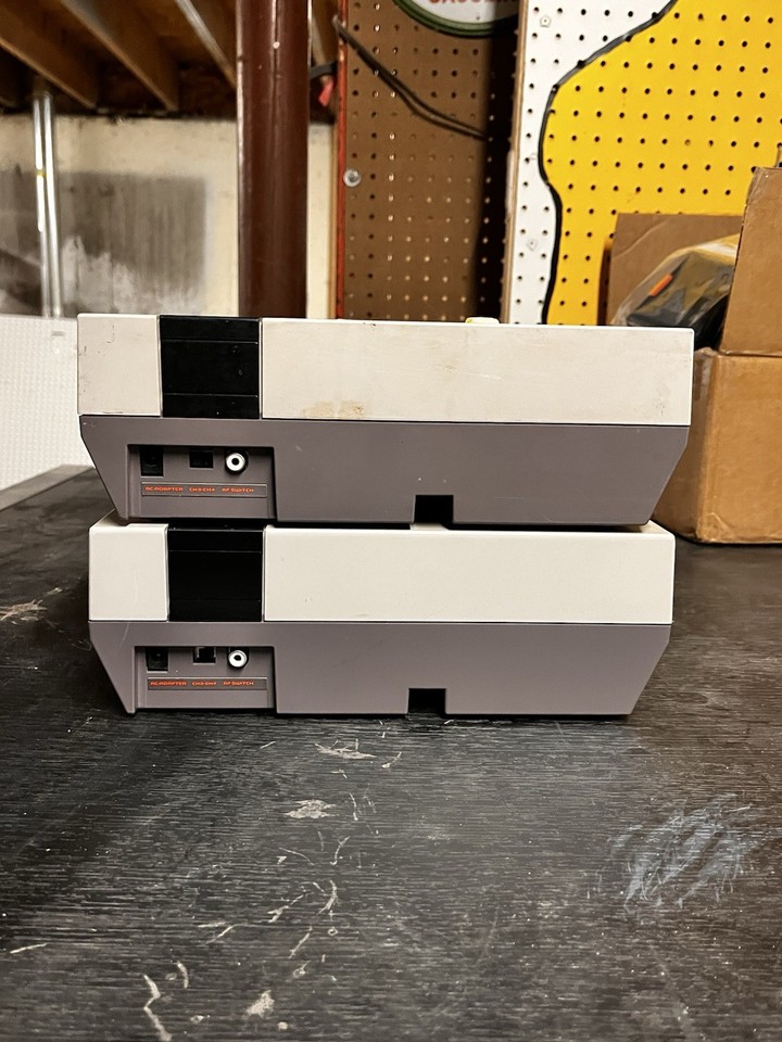 Lot of 2 Nintendo NES Consoles For Parts or Repair – Sold As-Both ...