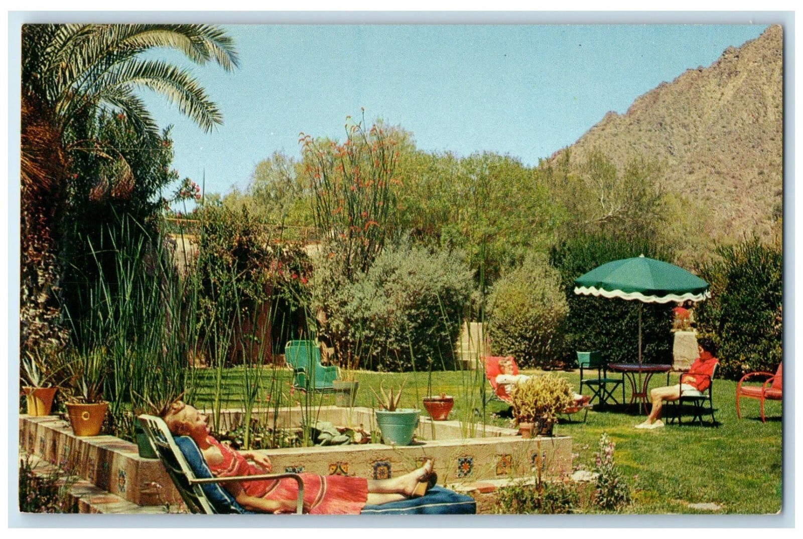c1960 Jokake Inn Camelback Mountain Sunny Slope Patio Phoenix Arizona ...