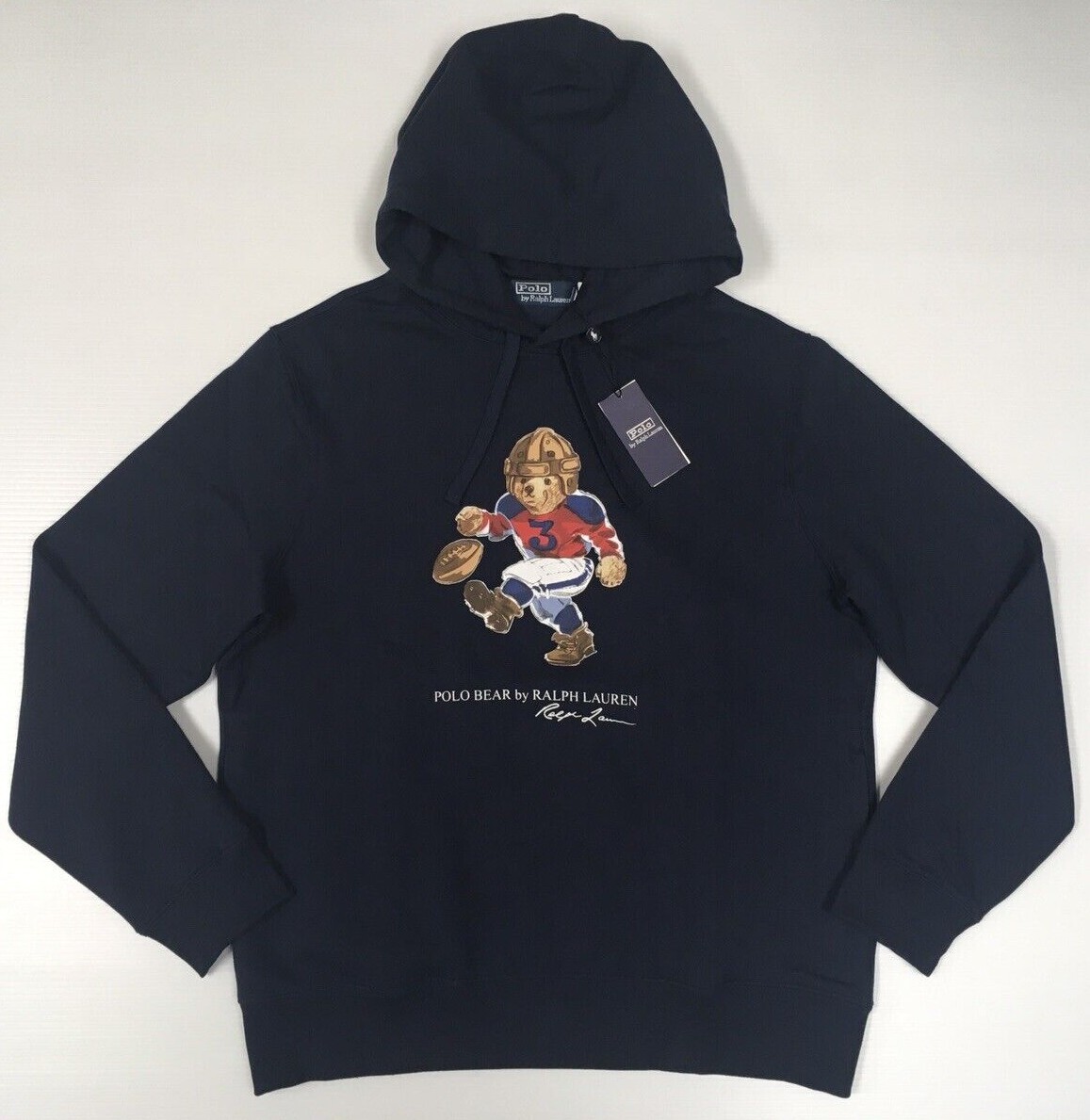 Polo Ralph Lauren #3 Bear Super Bowl Football Pullover Fleece ...