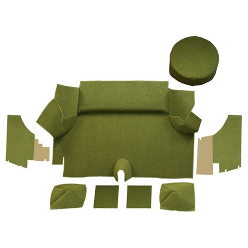 Trunk Mat for 1969-1970 Ford Mustang Fastback Trunk Kit w/Boards Nylon ...