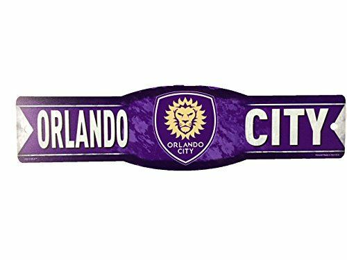 Orlando City Lions MLS 4"x17" Plastic Street Sign | eBay