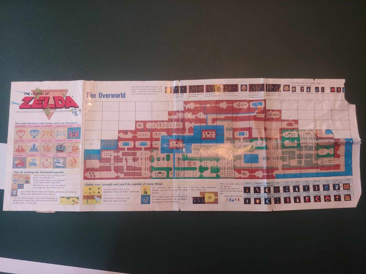 Zelda 2 Nes Map NES Zelda Maps