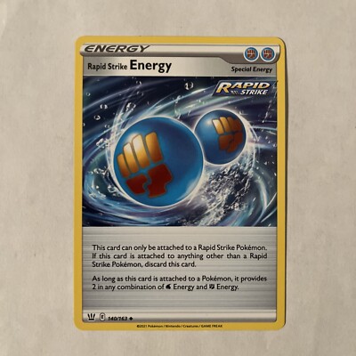 Rapid Strike Energy Battle Styles 140/163 Trainer Special Energy ...
