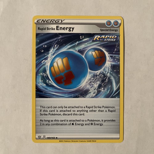 Rapid Strike Energy Battle Styles 140/163 Trainer Special Energy ...