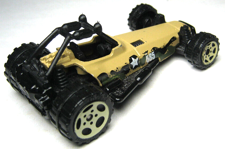 2005 MATCHBOX 2006 DUNE BUGGY #685 TAN & GREEN 1:64 DIECAST 2 5/8" OFF ...