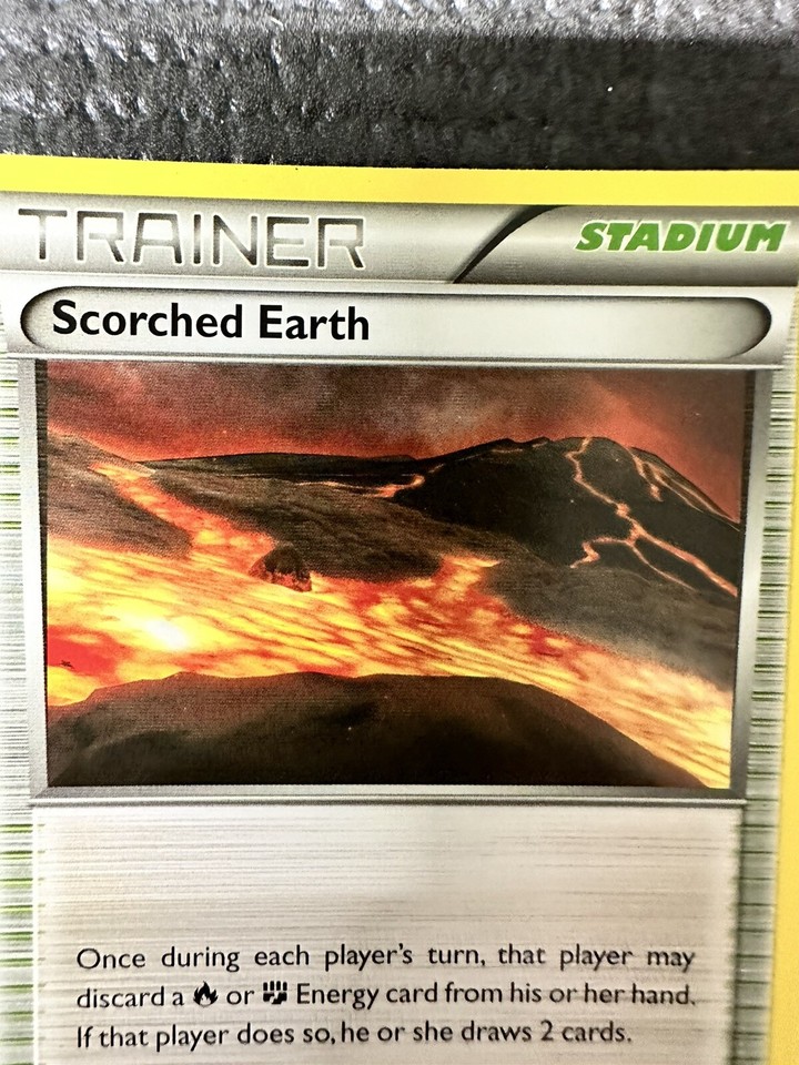 Scorched Earth #110/124 Fates Collide Uncommon Stadium Pokemon Card | eBay