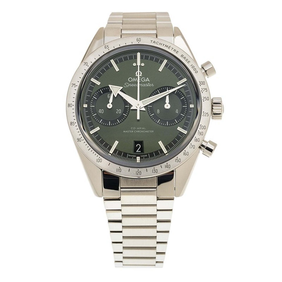 Omega Speedmaster '57 Green Chronograph 40.5mm 332.10.41.51.10.001 | eBay