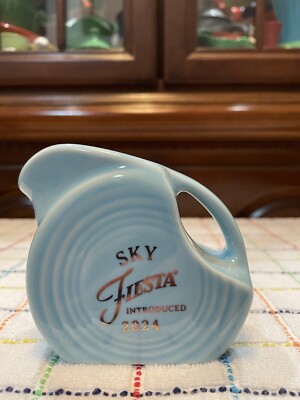 Fiesta Mini Disk Pitcher Sky NWT Pristine 2024 Color First Quality Not ...
