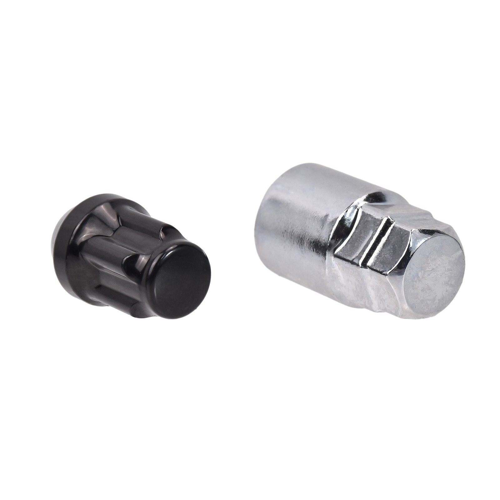 (20) Black 12x1.5 Mag Lug Nut +4 Wheel Lock Key Combo Set for Toyota ...